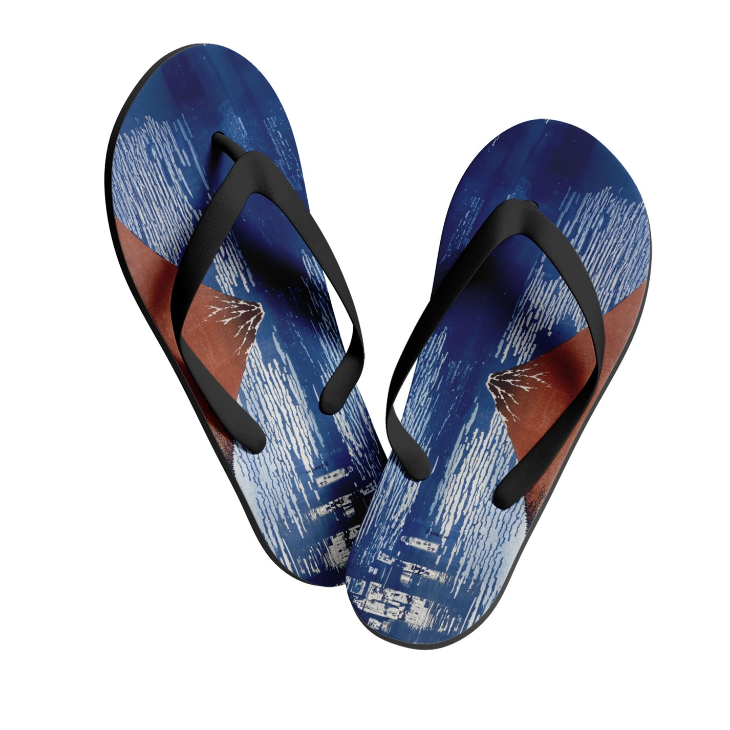 Custom Printed Slippers 1916: Ukiyo-e Hokusai's Thirty-six Views of Mo ...